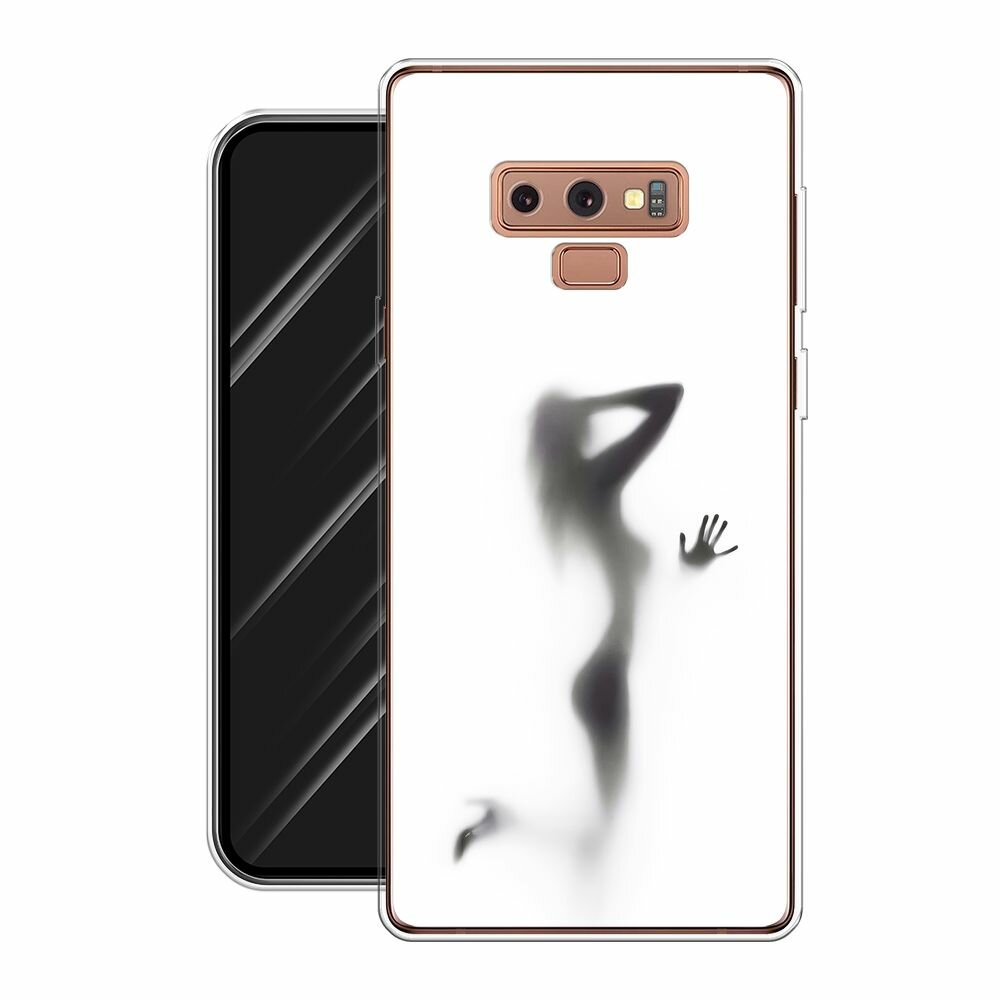 Чехол на Samsung Galaxy Note 9 / Самсунг Галакси Нот 9 с принтом "Стекло в душе" — фото 1