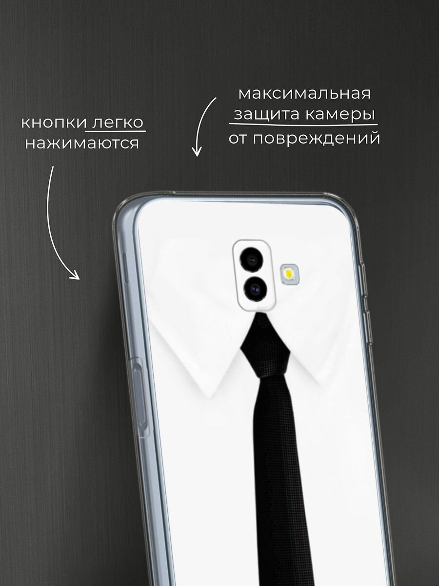 Чехол на Samsung Galaxy J6 + / Самсунг Галакси J6 Плюс 2018 с принтом "Галстук" — фото 1