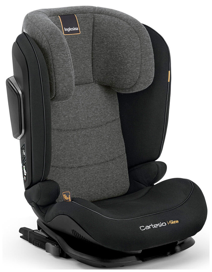 Автокресло Inglesina Cartesio i-Size, от 3 до 12 лет, цвет Vulcan Black (AV98Q0VLBRU)