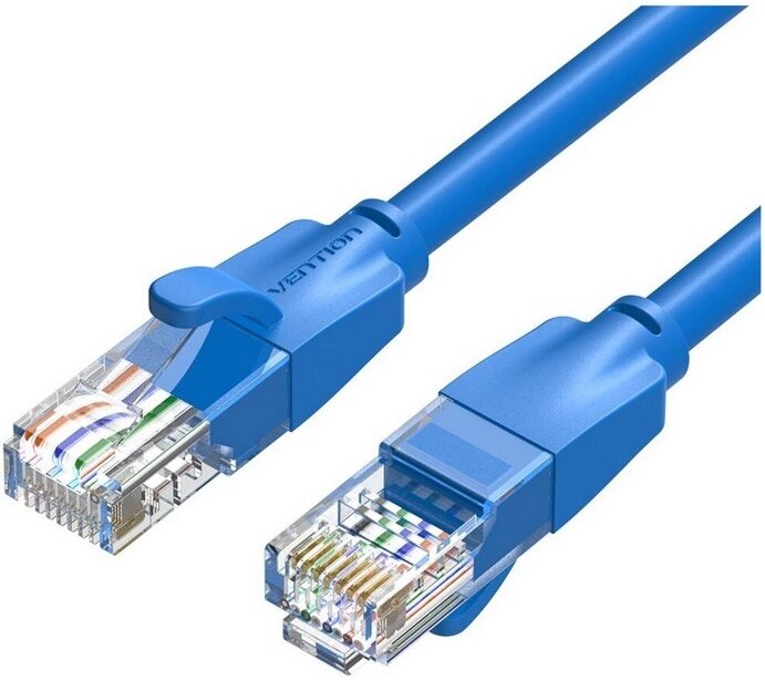 Vention Патч-корд UTP 6 кат. Vention IBELG с разъемами RJ-45, синий (1.5м)