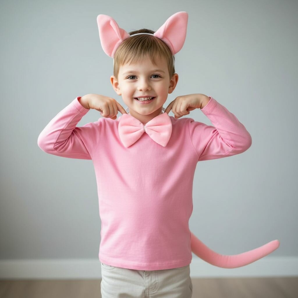 Карнавальный комплект поросенка 3 в 1