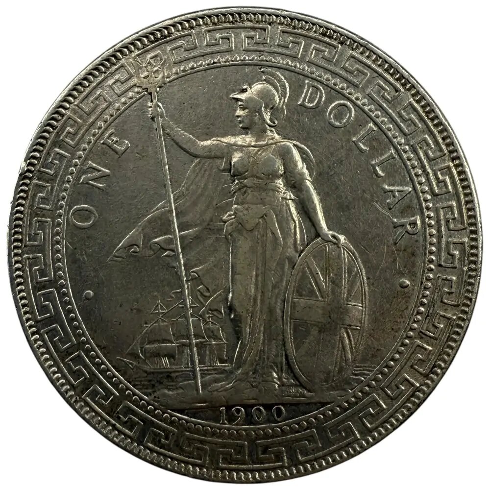 Великобритания 1 торговый доллар 1900 г.