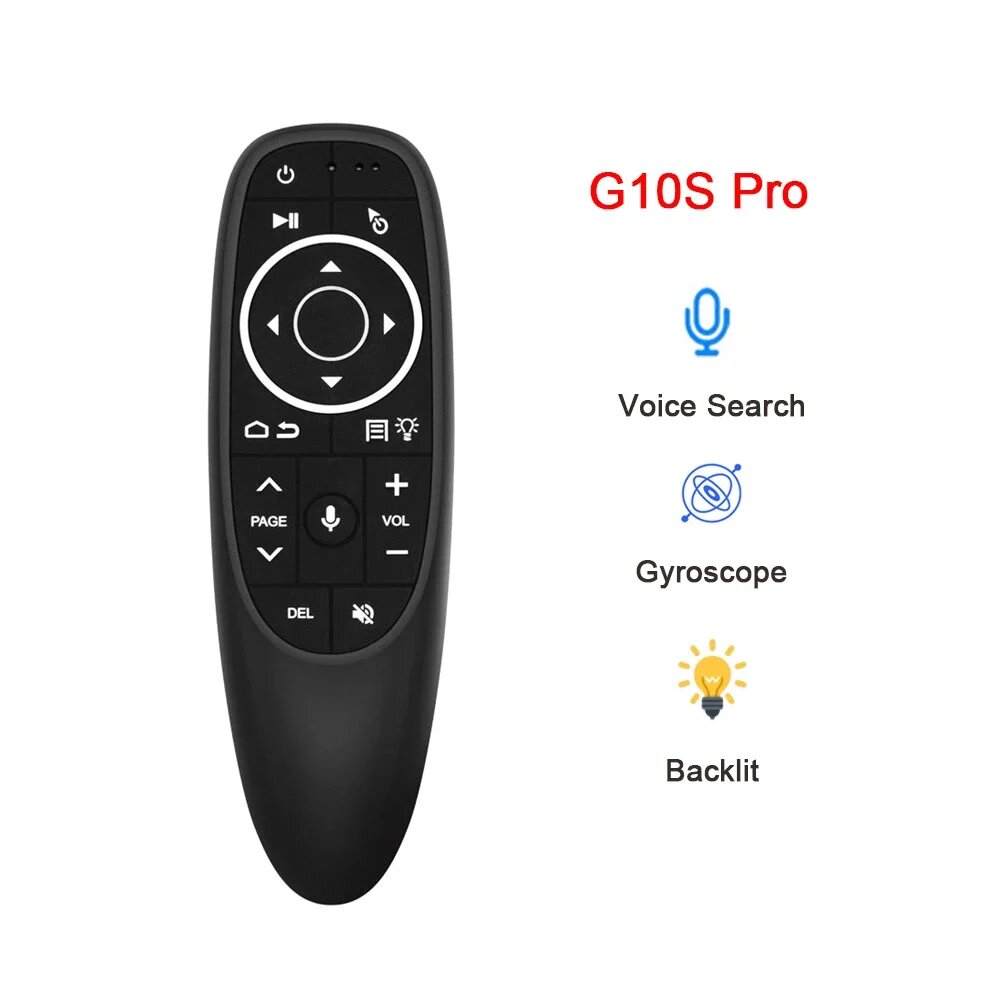 G10 G10S Pro Голосовой пульт дистанционного управления 2,4G Беспроводная воздушная мышь Гироскоп ИК-обучение для Android TV Box HK1 H96 Max X96 mini