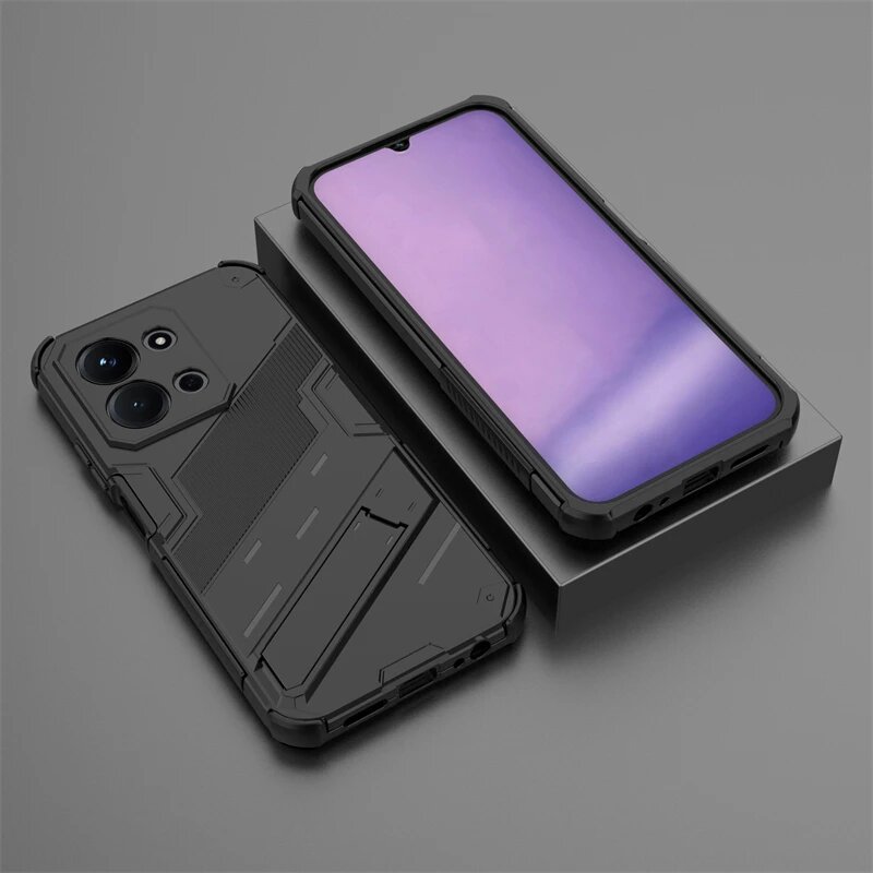 Черный противоударный чехол Poco C85