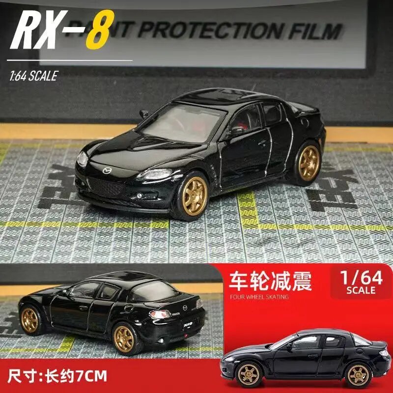 Модель автомобиля Mazda RX-8 из металла 1/64