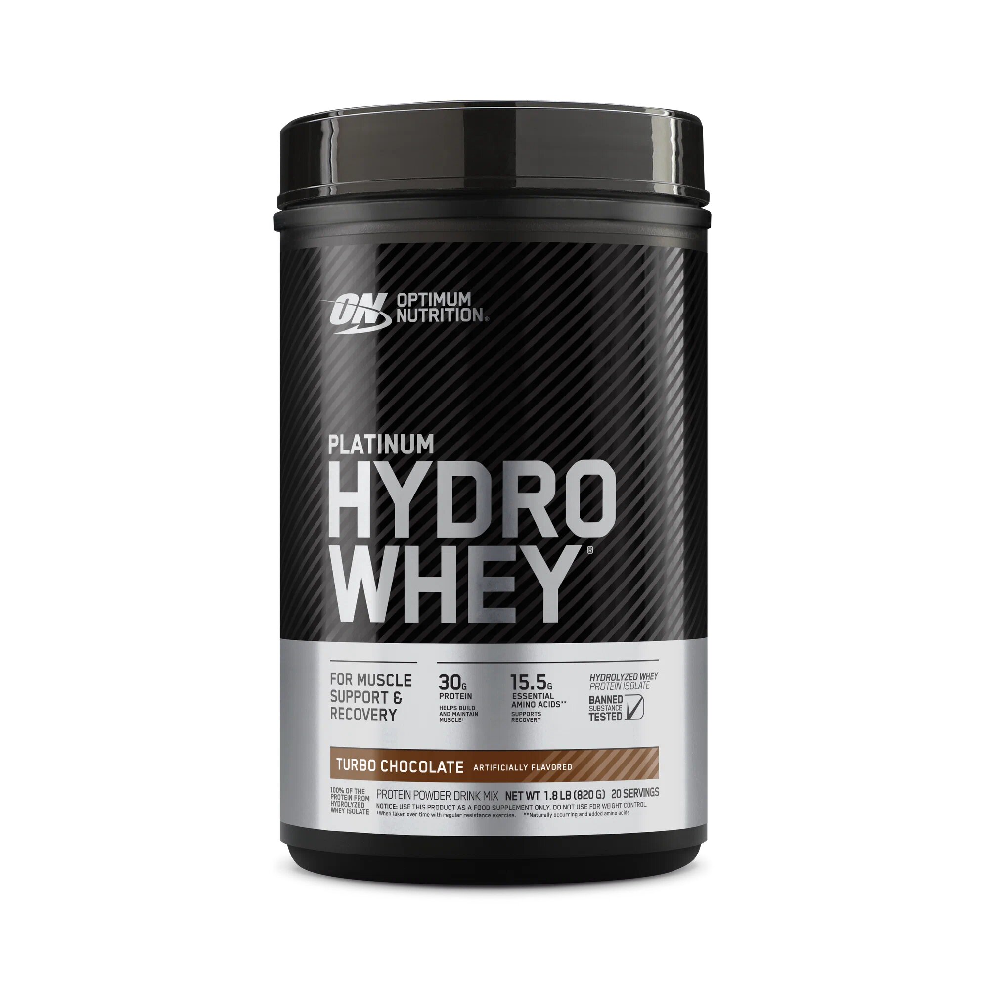 Протеин Optimum Nutrition Platinum Hydro Whey (820 г) турбо шоколад
