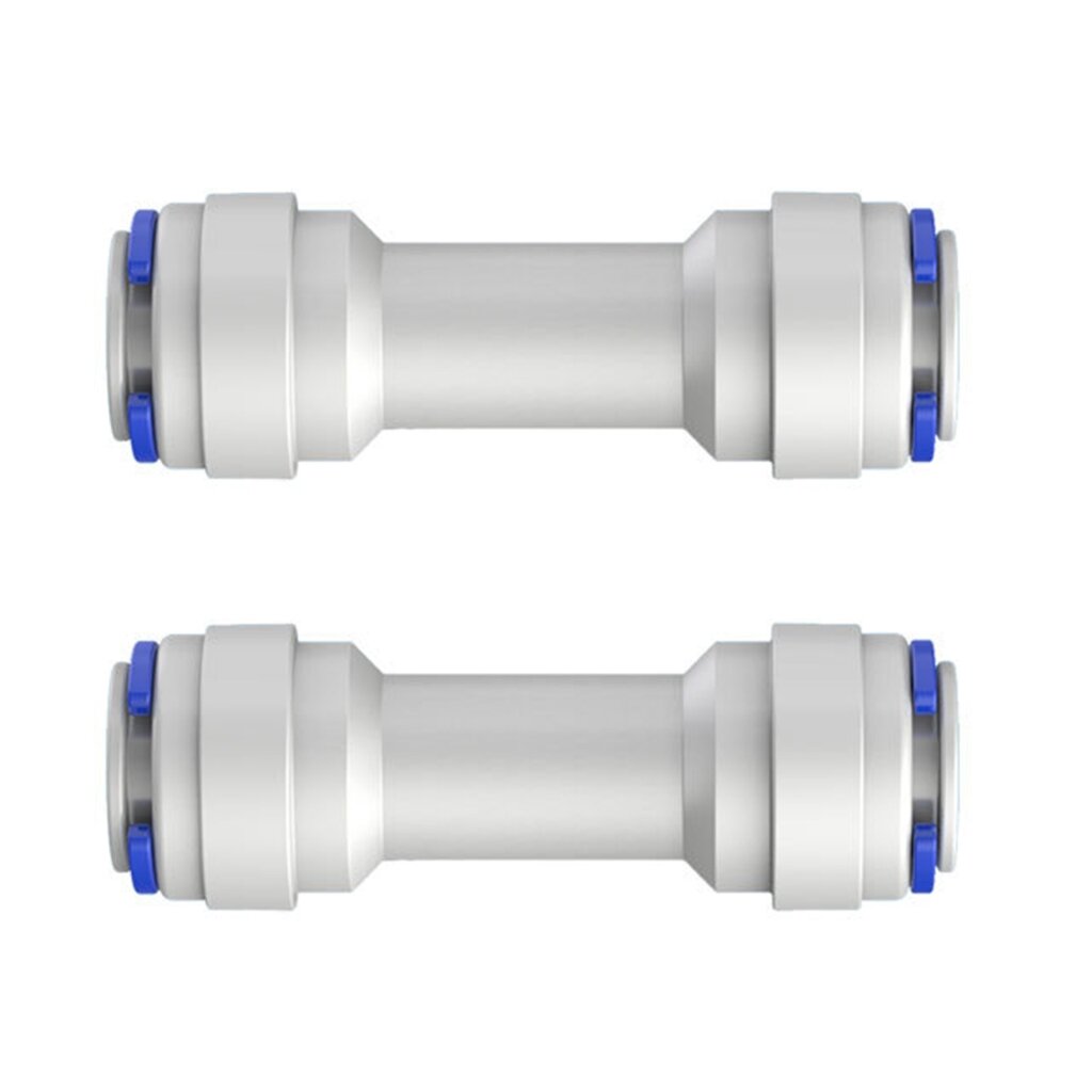 2шт Односторонних Обратных Клапана 3/8 Дюйма Нажимные для Подключения Обратных Клапанов Пластиковый Быстроразъемный Фитинг для Фильтров для Воды.