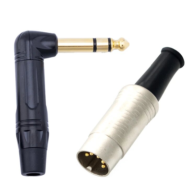 Pureline MIDI DIN 5Pin - 6.35 мм аудио кабель TRS 90 (Type-A), 0.2m