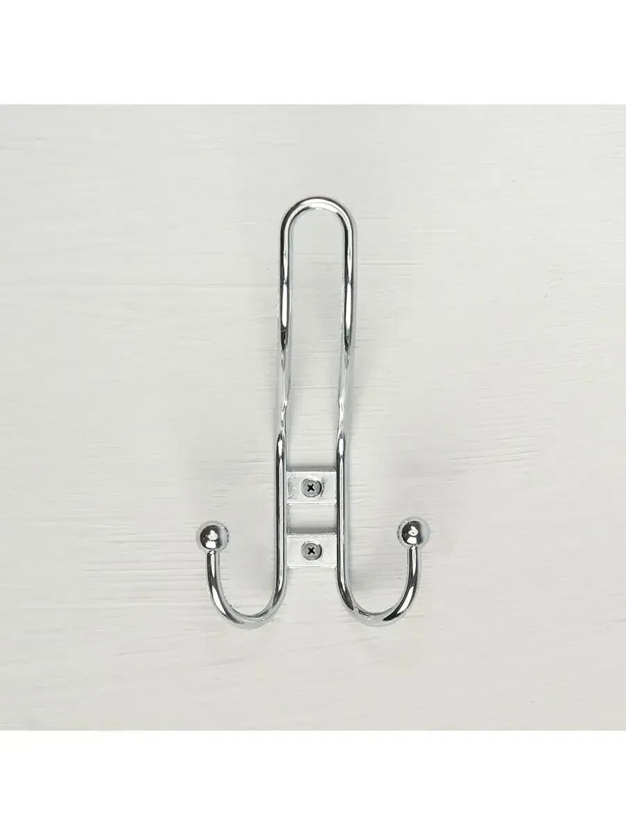 Крючок настенный трехрожковый мебельный