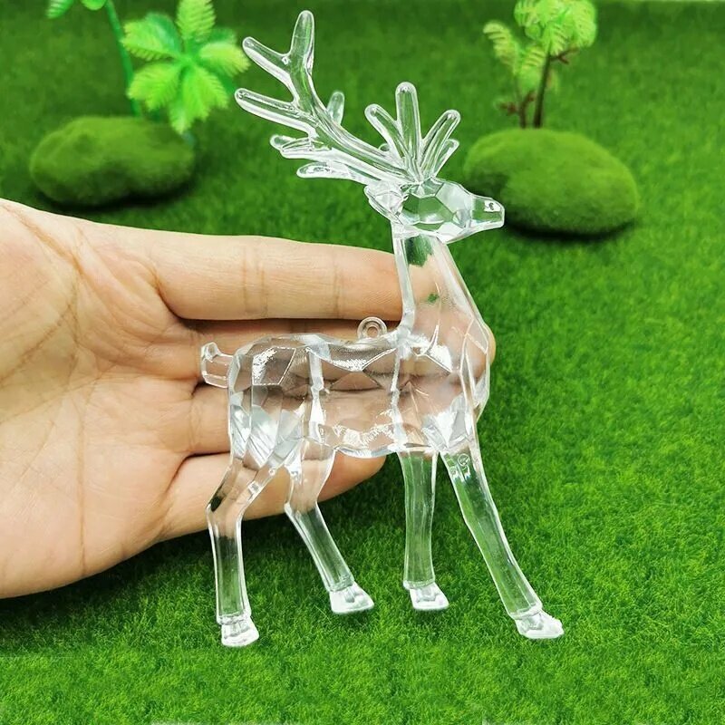 Фигурка декоративная прозрачный, высота 14.2 см, длина 14.2 см