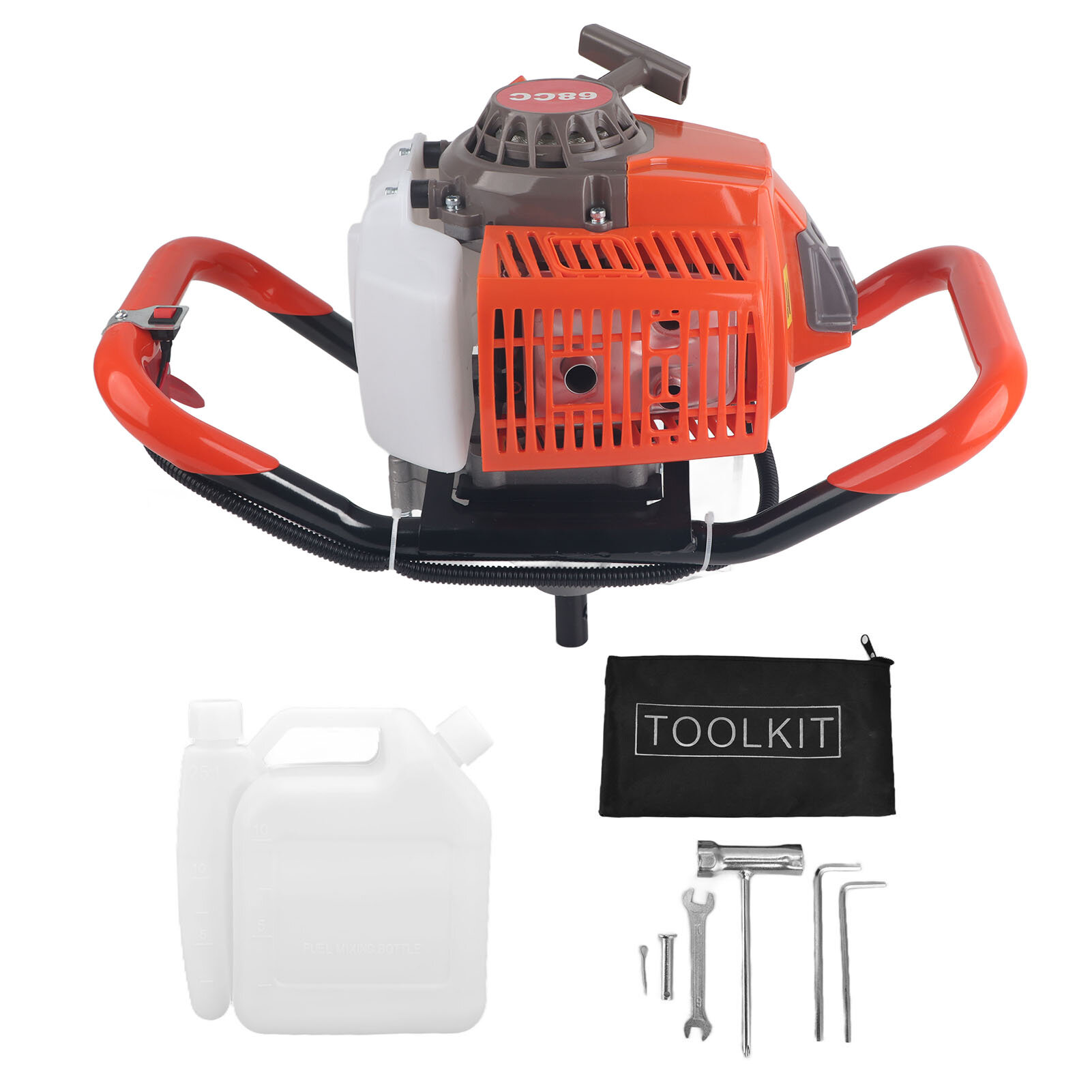 Бензиновая дисковая пила 2.6 кВт 52CC портативный электрорезак 8500 об/мин с диском 190 мм