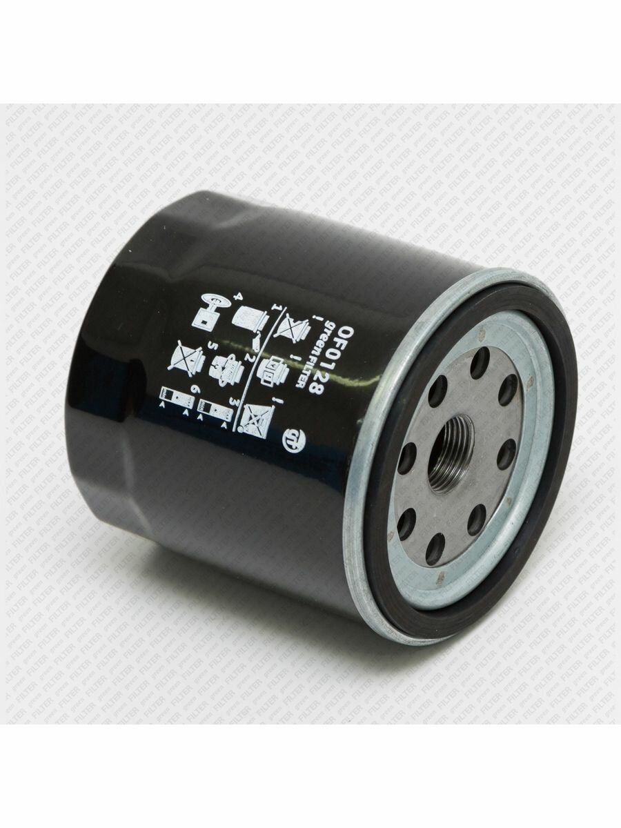 Фильтр масляный GREEN FILTER OF0128 для ISUZU Trooper, Campo, OPEL Campo / Исузи тропер, Кампо, Исузи Кампо