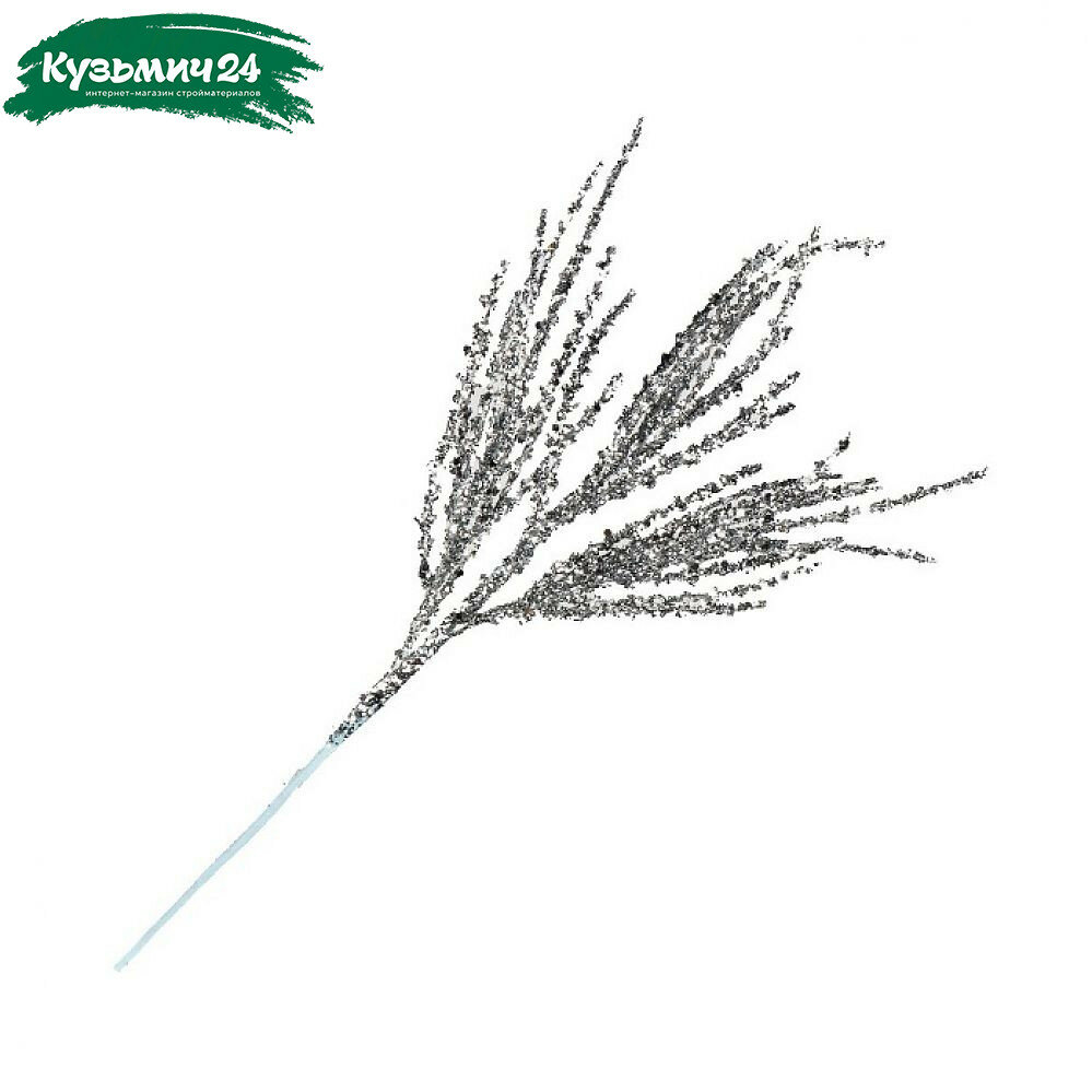 Ветвь декоративная 43 см, серебро, SYJFYA- 0923028S