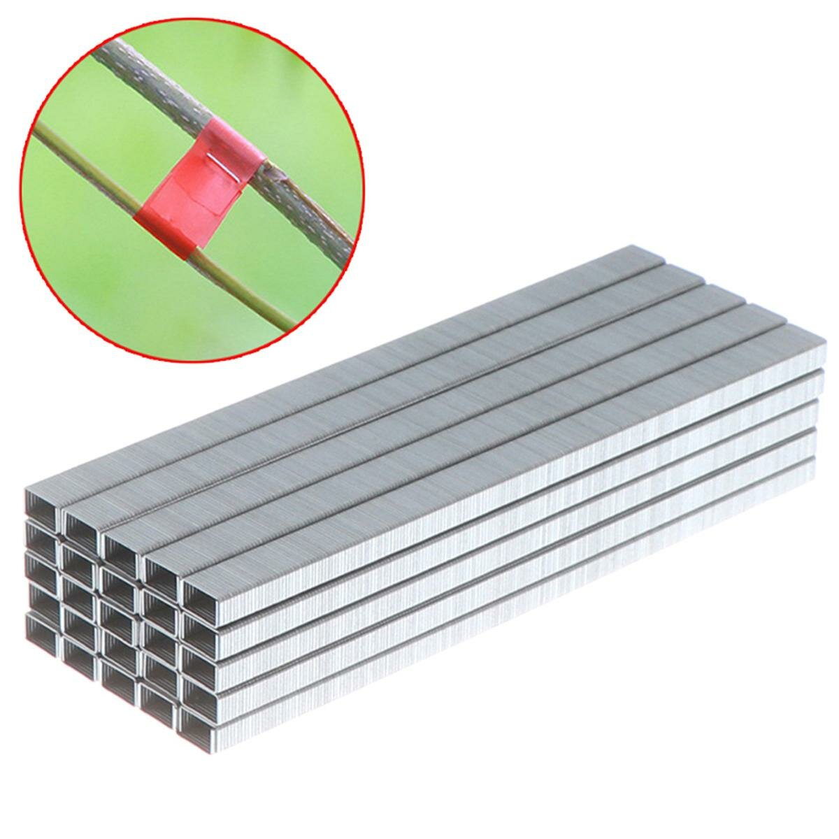 10000 шт. садовых растений ветви тейп-инструмент связывание обвязочная машина тейнер скобы булавки Podazz