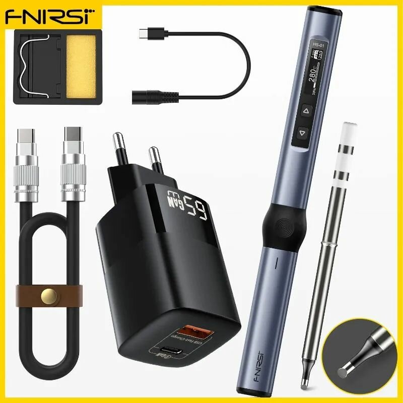 FNIRSI HS-01Blue PD 65W Kit Принадлежности для инструментов