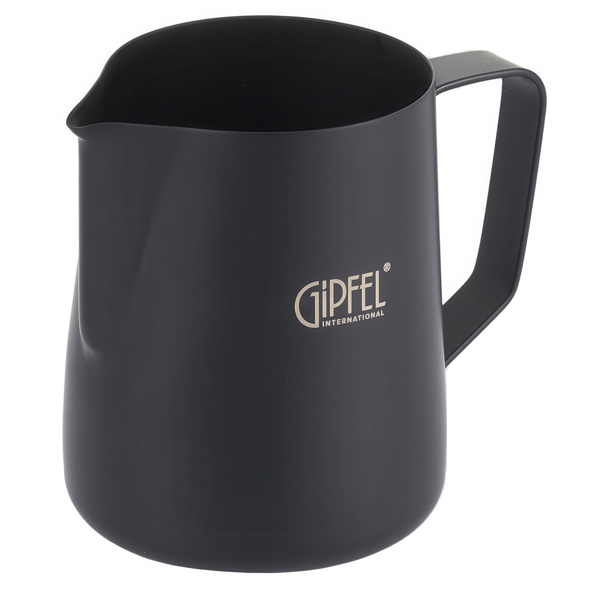 Молочник Gipfel Deluxe Black 52425, 500 мл, нержавеющая сталь, черный