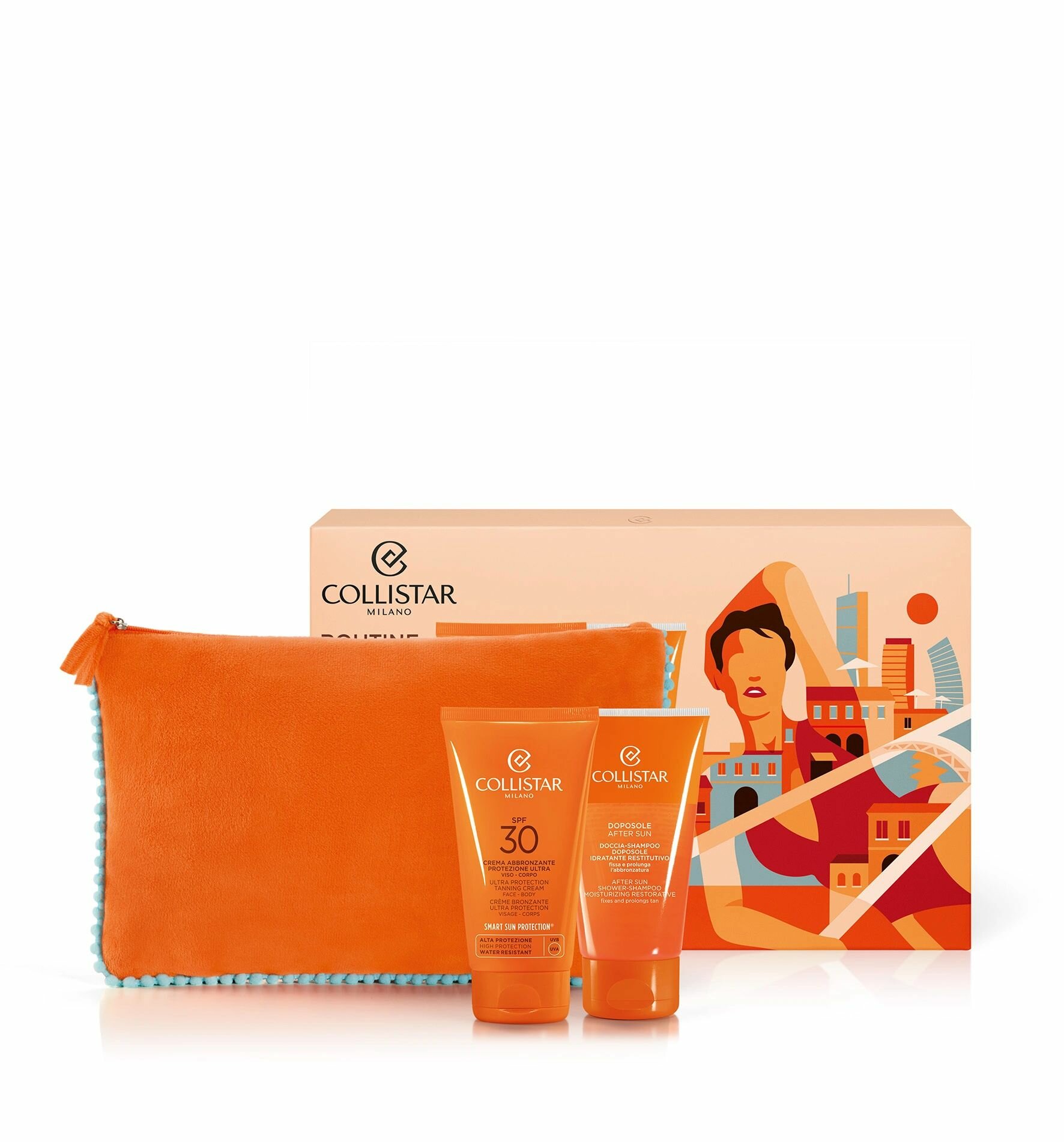 Набор Collistar "Active Protection", солнцезащитный, увлажняющий, Италия