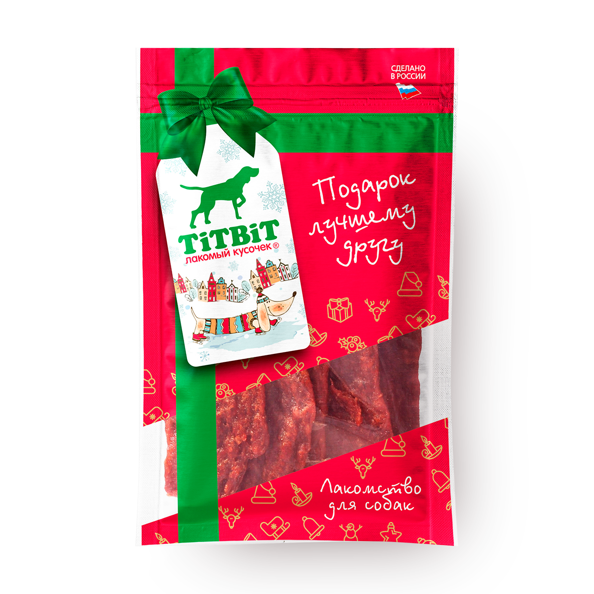 Лакомство Titbit "Джерки", для собак, беззерновой, мясной, из баранины