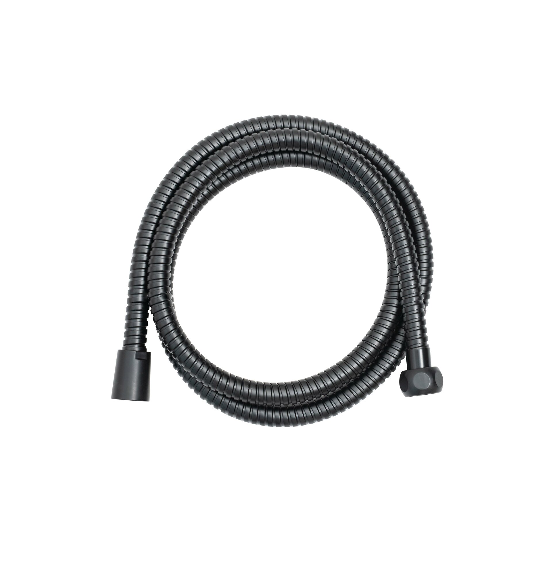 Шланг для душа Olive's F0400B 1,5 черный, 150 см, пластиковая оболочка