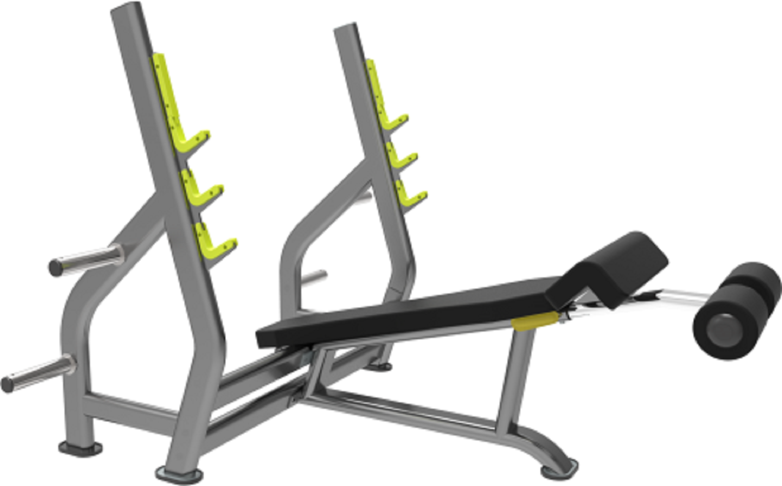 Скамья UltraGym UG-KJ1253, для жима, профессиональная, антискользящее покрытие, серебристый