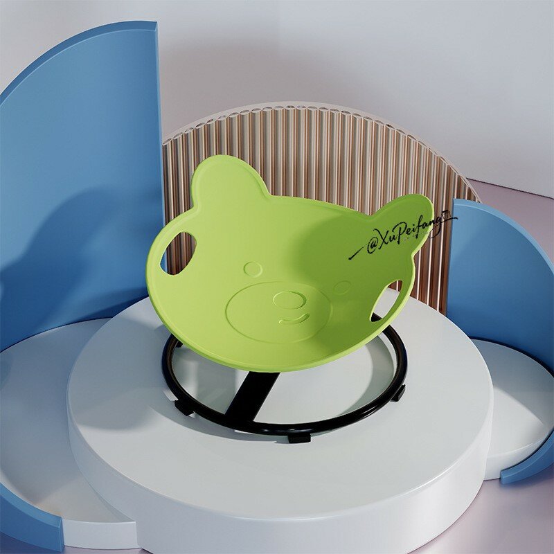 Тренировка сенсорной интеграции, круглое детское вращающееся сиденье-балансир，