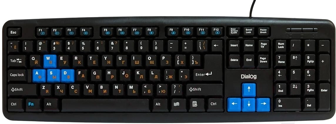 Клавиатура для компьютера KM-025U черный