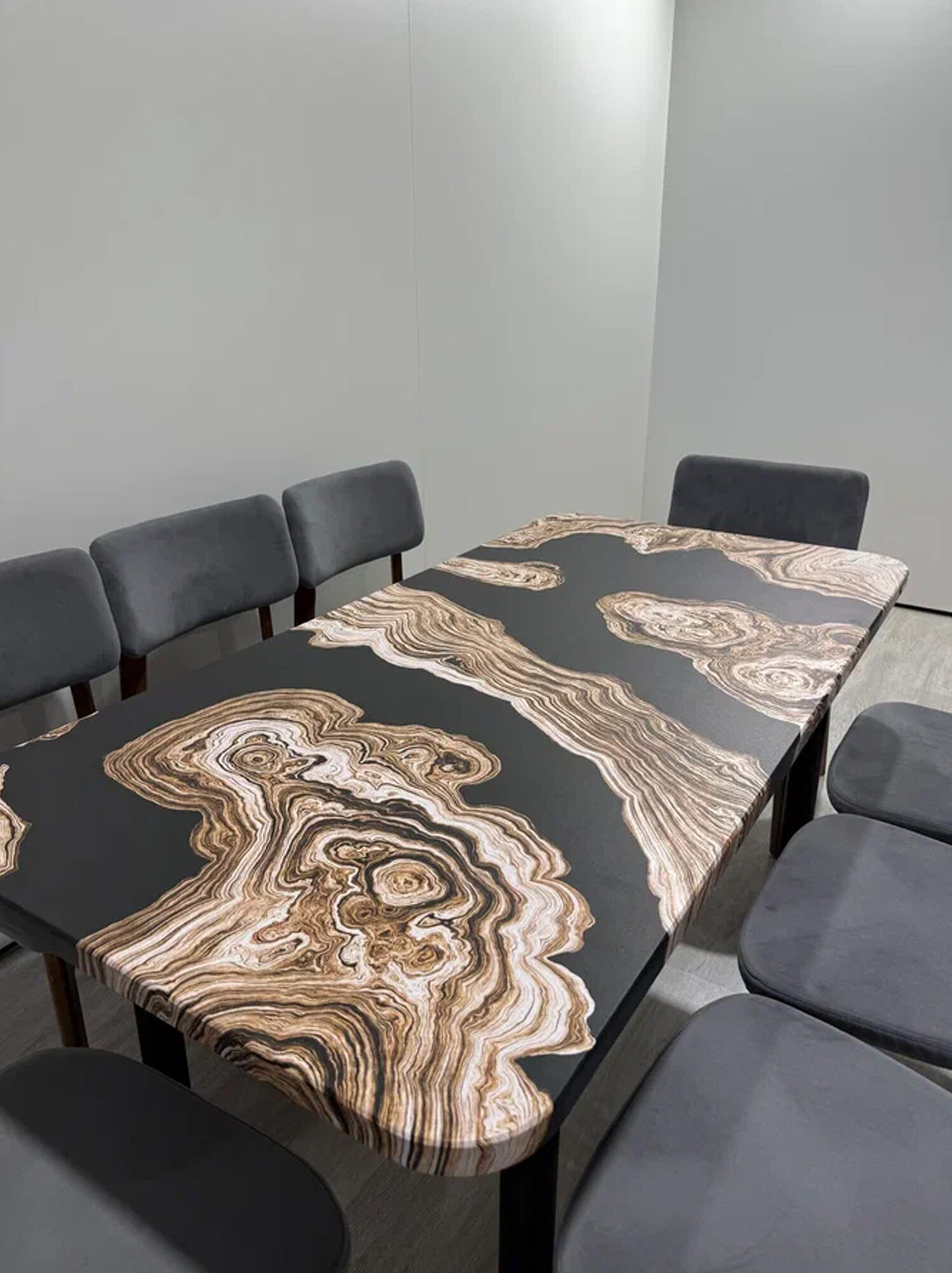 Стол кухонный обеденный прямоугольный дизайнерский лофт THETABLE•RU 102х69 2.71/11.1