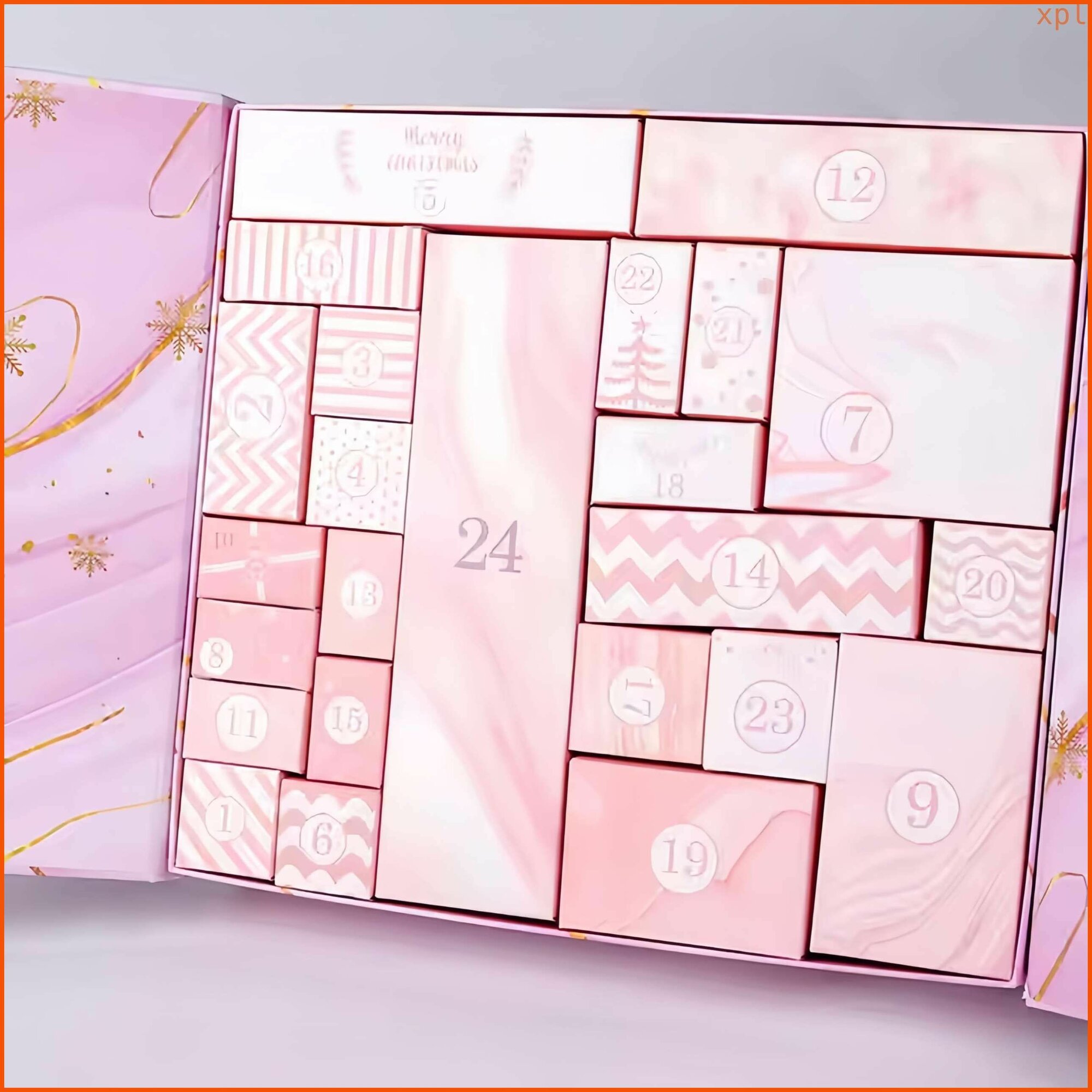 Самый популярный в 2025 годуРождество 24 пустых коробки для адвент-календаря DIY