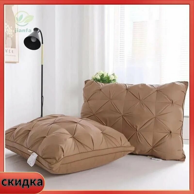 Подушка 50x70 см, Средняя жесткость, Микрогель