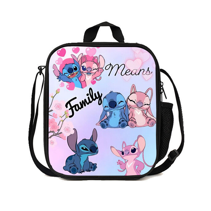 Самая продаваемая сумка для обеда Stitch на Amazon, портативная сумка для обеда, портативная сумка для льда, сумка для обеда, студенческая детская сумка для еды
