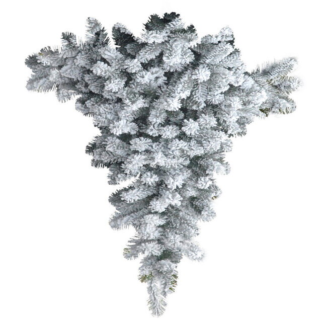 Потолочная елка Ньюарк заснеженная 120 см, ПВХ, A Perfect Christmas, 31NWFL120