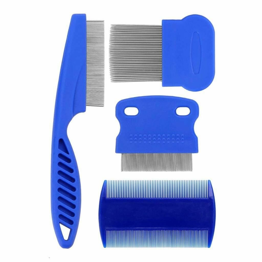 Набор из 4 предметов, расческа от домашних блох-DKD-CJ0831