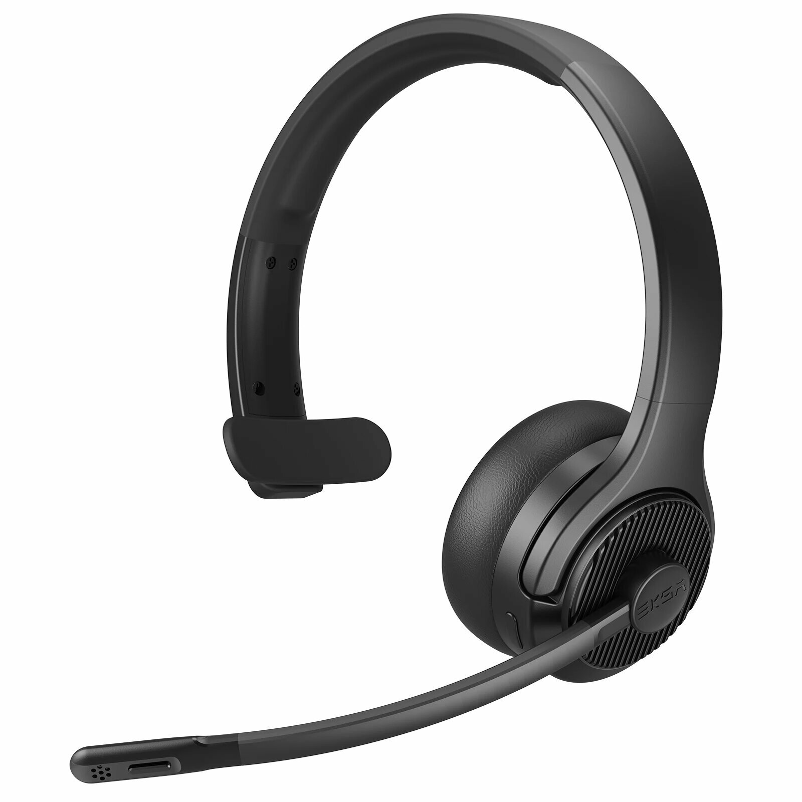 Беспроводные наушники EKSA H3 ENC Bluetooth 5,4, двойная/одинарная офисная гарнитура с микрофоном и переключателем отключения звука 35H для водителя грузовика