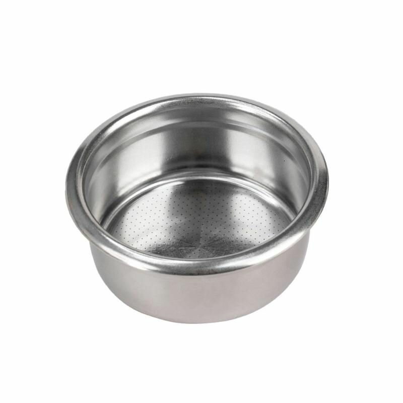 Однослойная кофейная фильтр-корзина из нержавеющей стали с точными отверстиями для равномерного экстрагирования, без давления, пищевой класс, долговечный портафильтр, 28 высот