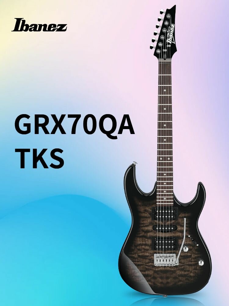 Электрогитара ибанеса ibanez GRX70QA, шестиструнная электрогитара, ксилофоновый кузов