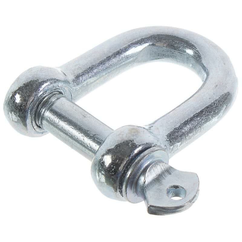 Скоба такелажная 16мм прямая покрытие цинк Крепдил