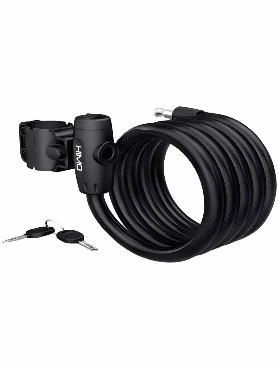Замок для велосипеда Himo Portable Steel Cable Lock 1500mm (L150) Black