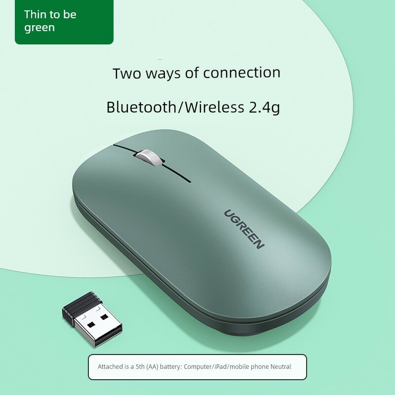 Беспроводная мышь Greenlink Bluetooth Silent подходит для компьютеров Apple iPad, MacBook Pro, ноутбуков и планшетов