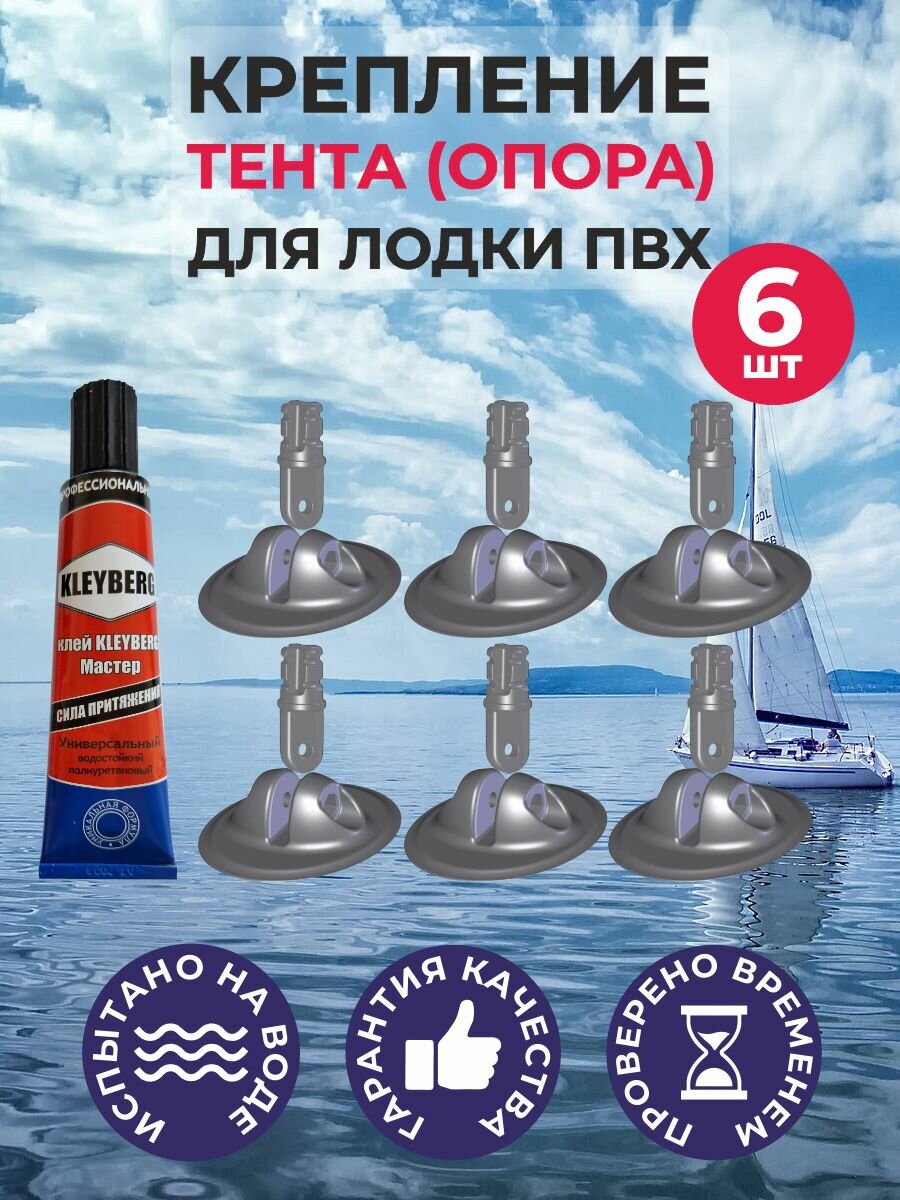 Крепление тента на лодку ПВХ