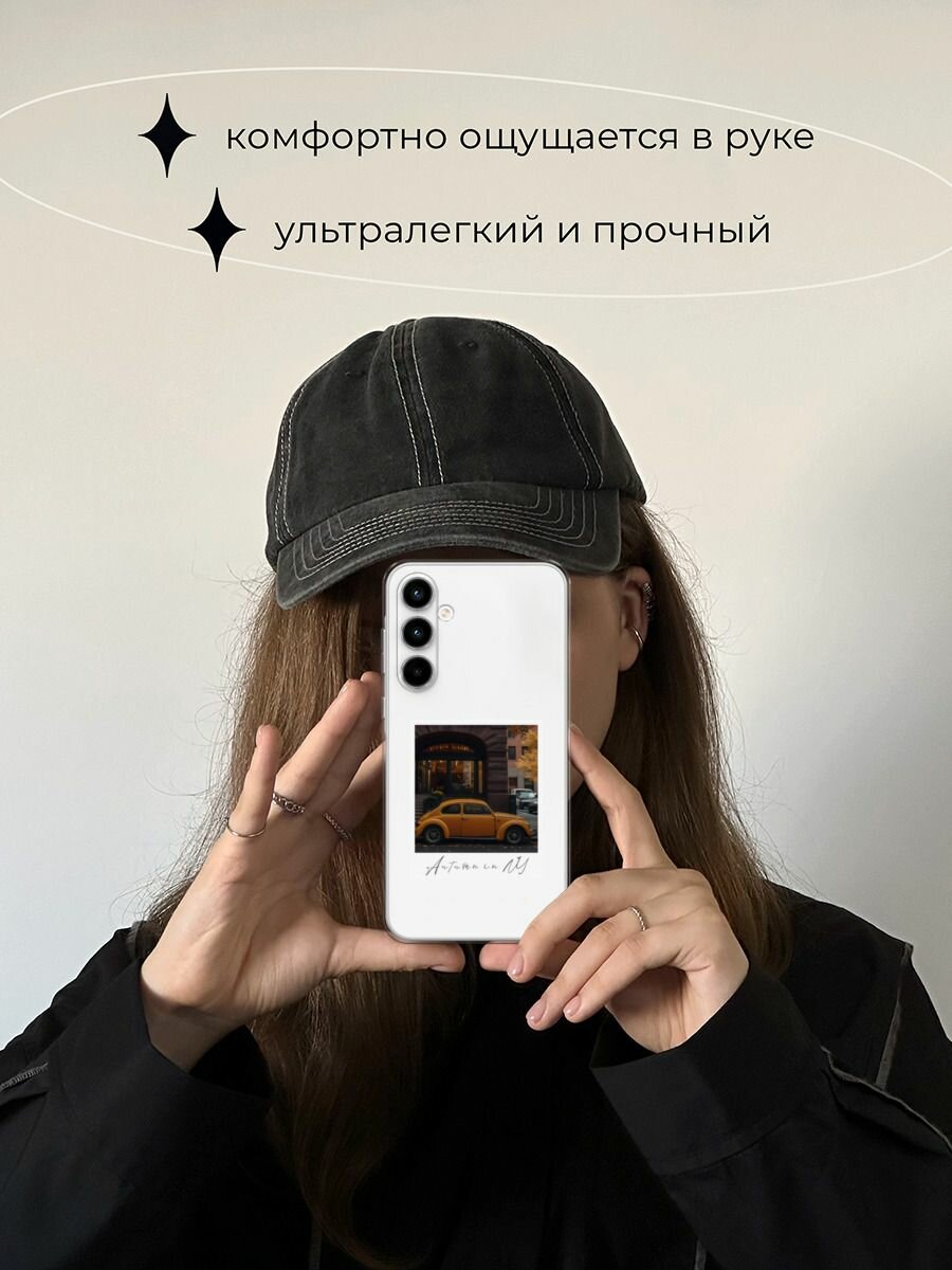 Чехол на Samsung Galaxy A35 5G / Самсунг Галакси А35 5G с принтом Осенний палароид — фото 1