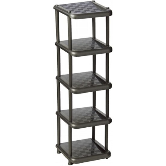 Стойка в прихожую Idea малая (5 секций) М 2708 Графитовый