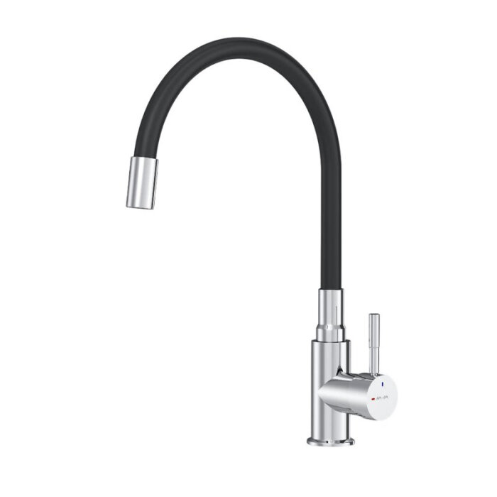 Смеситель для кухни AM.PM X-Joy S F85B07602, черный, хром