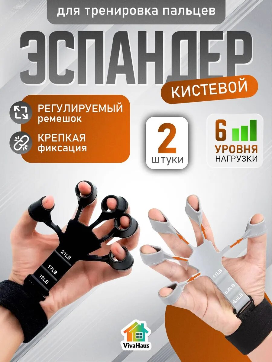 Эспандер для рук Тренажер для пальцев / для разгибания пальцев, эспандер кистевой