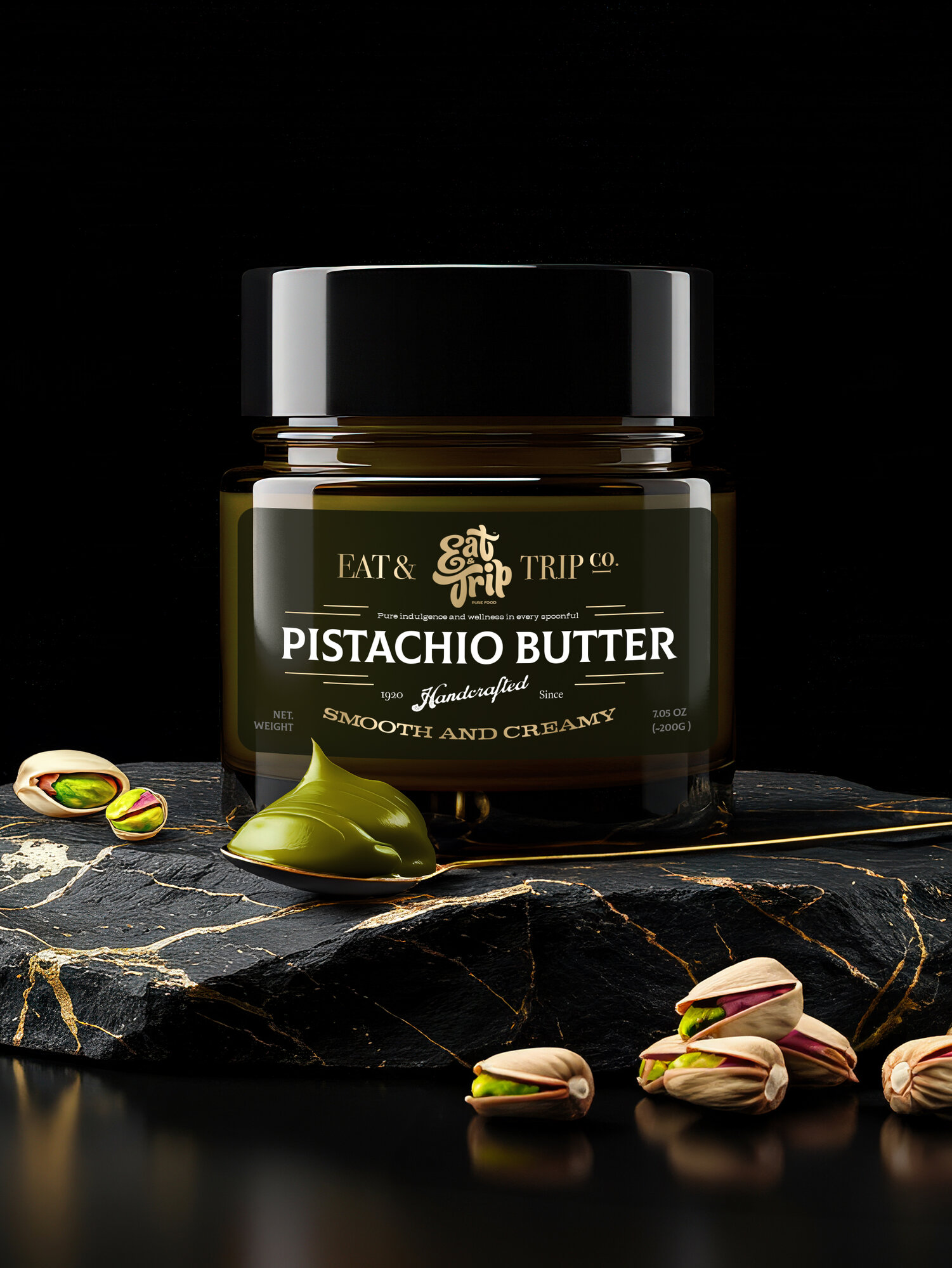 Фисташковая десертная кондитерская паста для дубайского шоколада Eat&Trip