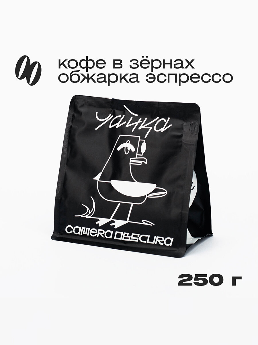 Чайка (Уганда Мбале), фирменный кофе в зернах Camera Obscura, 250 г