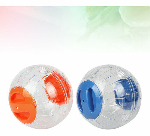 2шт Hamster Ball Интерактивный хрустальный шар Играющий мяч -HJ