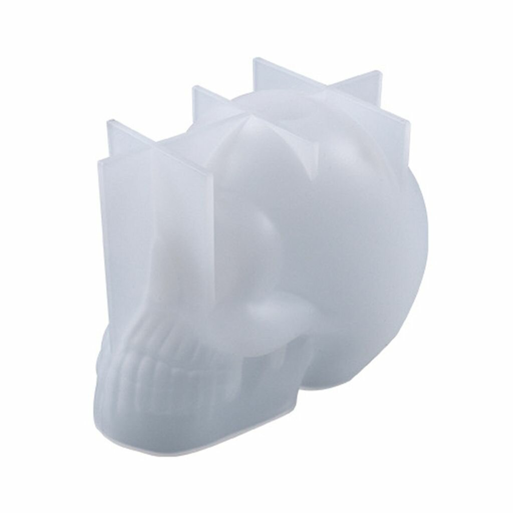 Силиконовая форма для изготовления настольных украшений "Череп бактуса" 1357