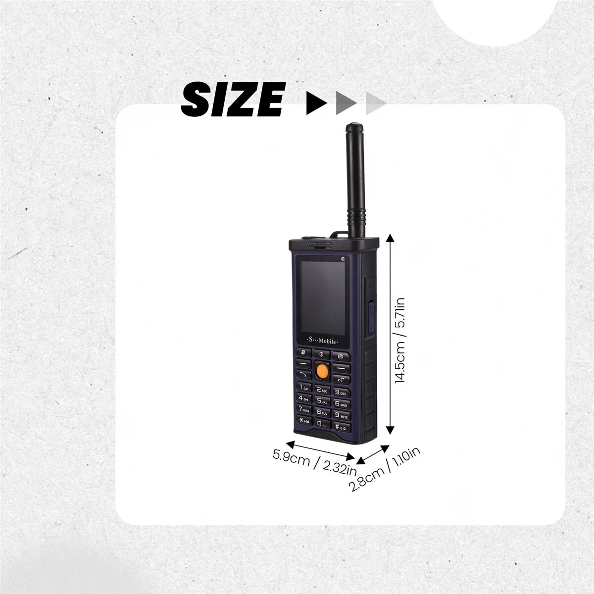 L67A Pro Прочный уличный мобильный телефон Большая мощность с длительным режимом ожидания Хороший сигнал Четыре сим-карты 3D-динамик Электронная книга - темно-синий