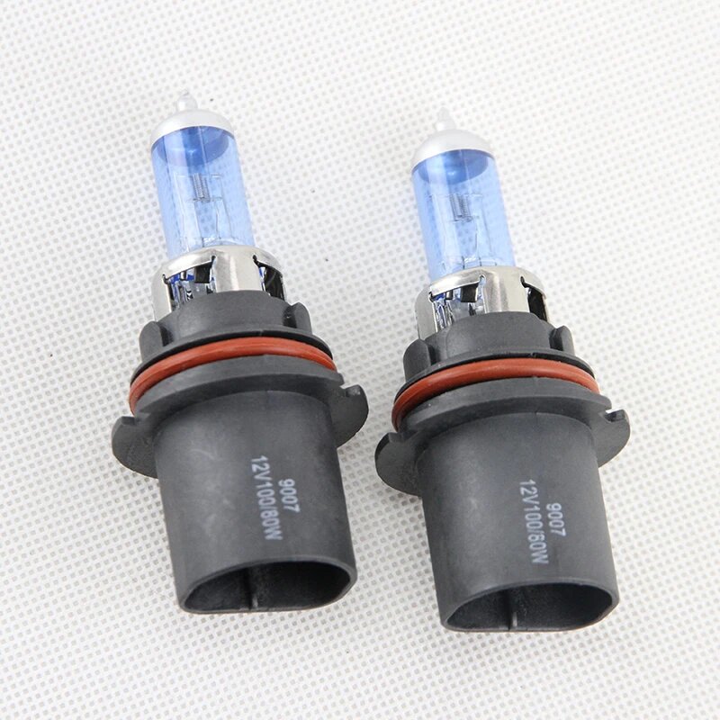 2x HB5 9007 Супер белый 12 В 100/80 Вт Автомобильные галогенные лампы Автомобильные лампы Фары Темно-синее стекло