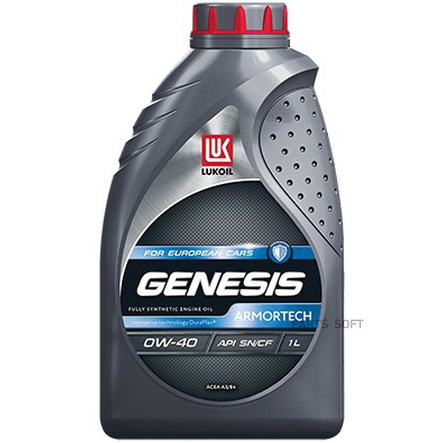 LUKOIL 3150660 Масло Лукойл 0W40 Genesis Armortech API SN ACEA A3/B4 1л син